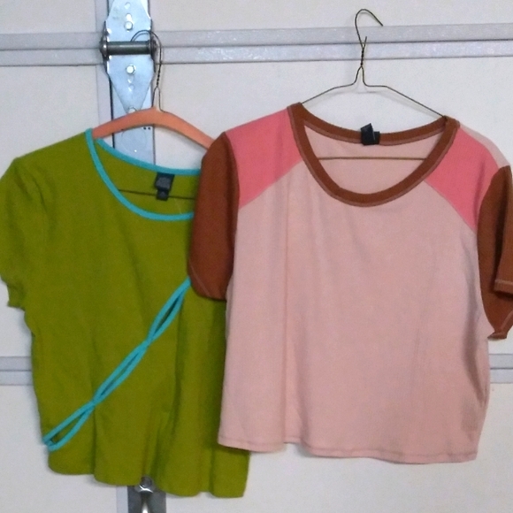 wild fable | Tops | Wild Fable Crop Tops Xxl Green And Blush 2 Tops Nwt ...